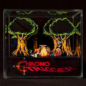 Chrono Trigger Cube Diorama - 3D Videogame - Gift for Gamer - Shadow ...