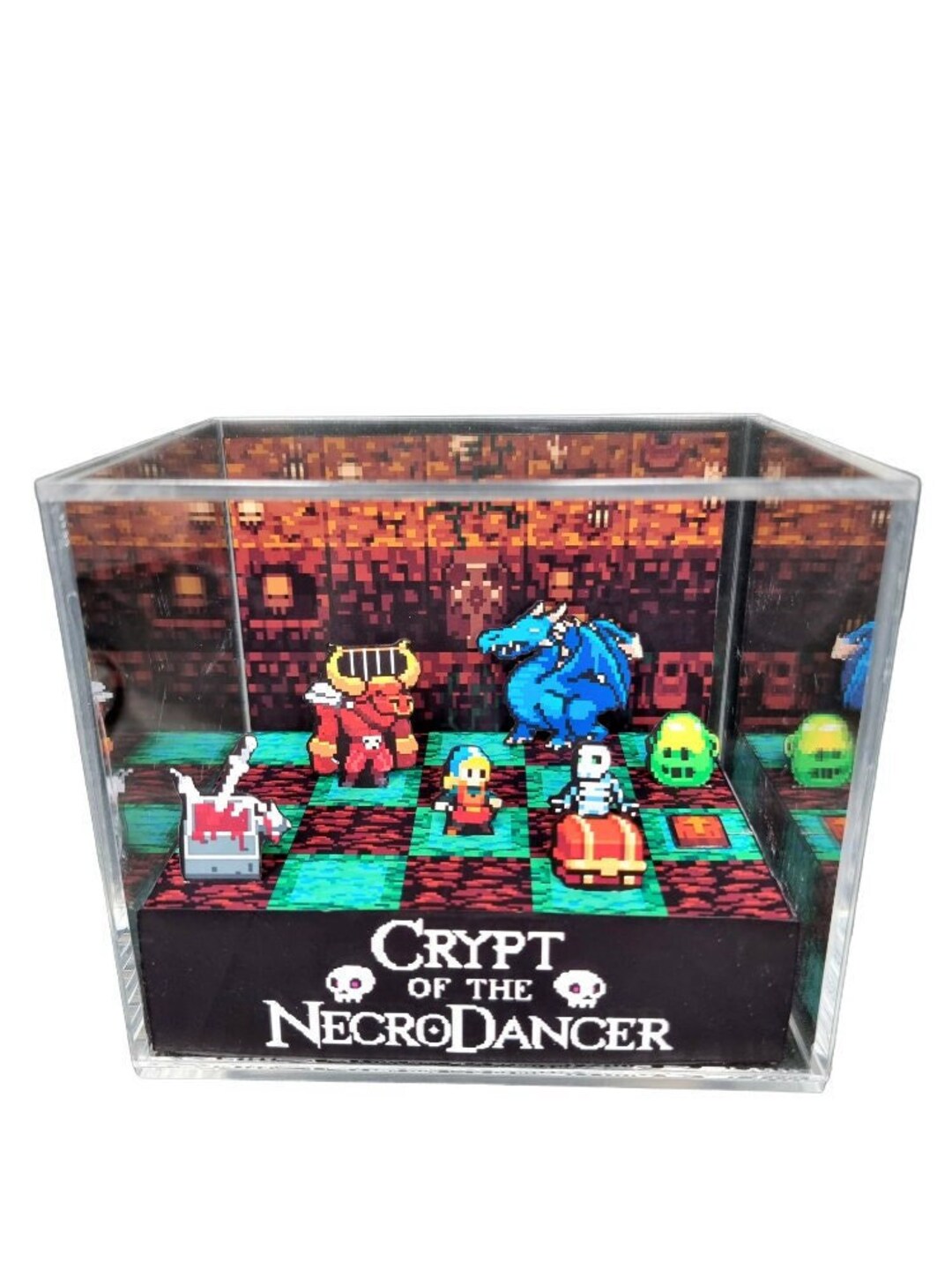 Crypt of the Necrodancer Cube Diorama 3D Videogame Gift for Gamer ...