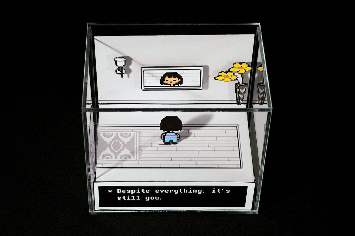 Undertale Despite Everything Cube Diorama 3D Videogame - Etsy