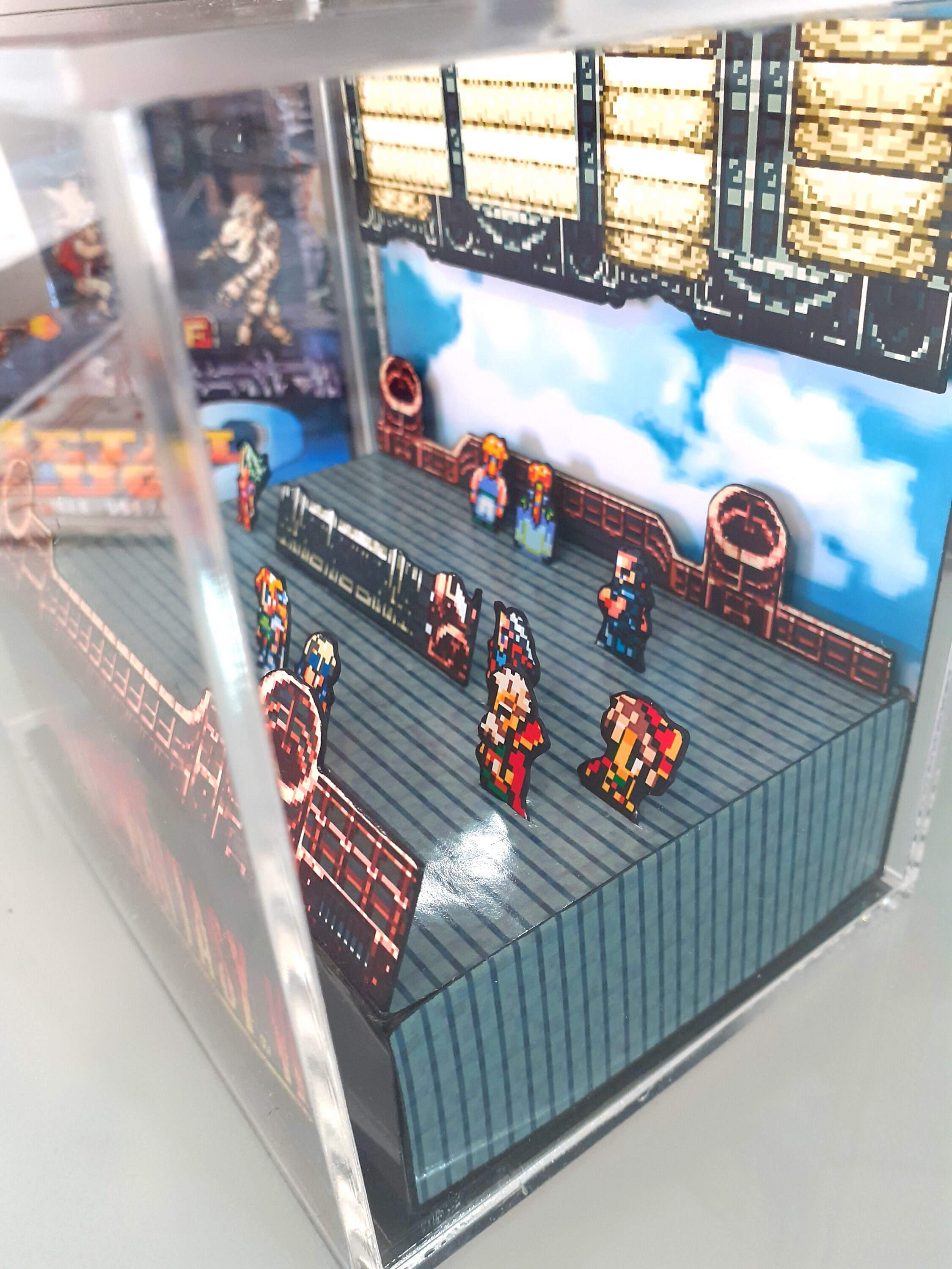 Final Fantasy VI Cube Diorama 3D Videogame Gift for Gamer | Etsy
