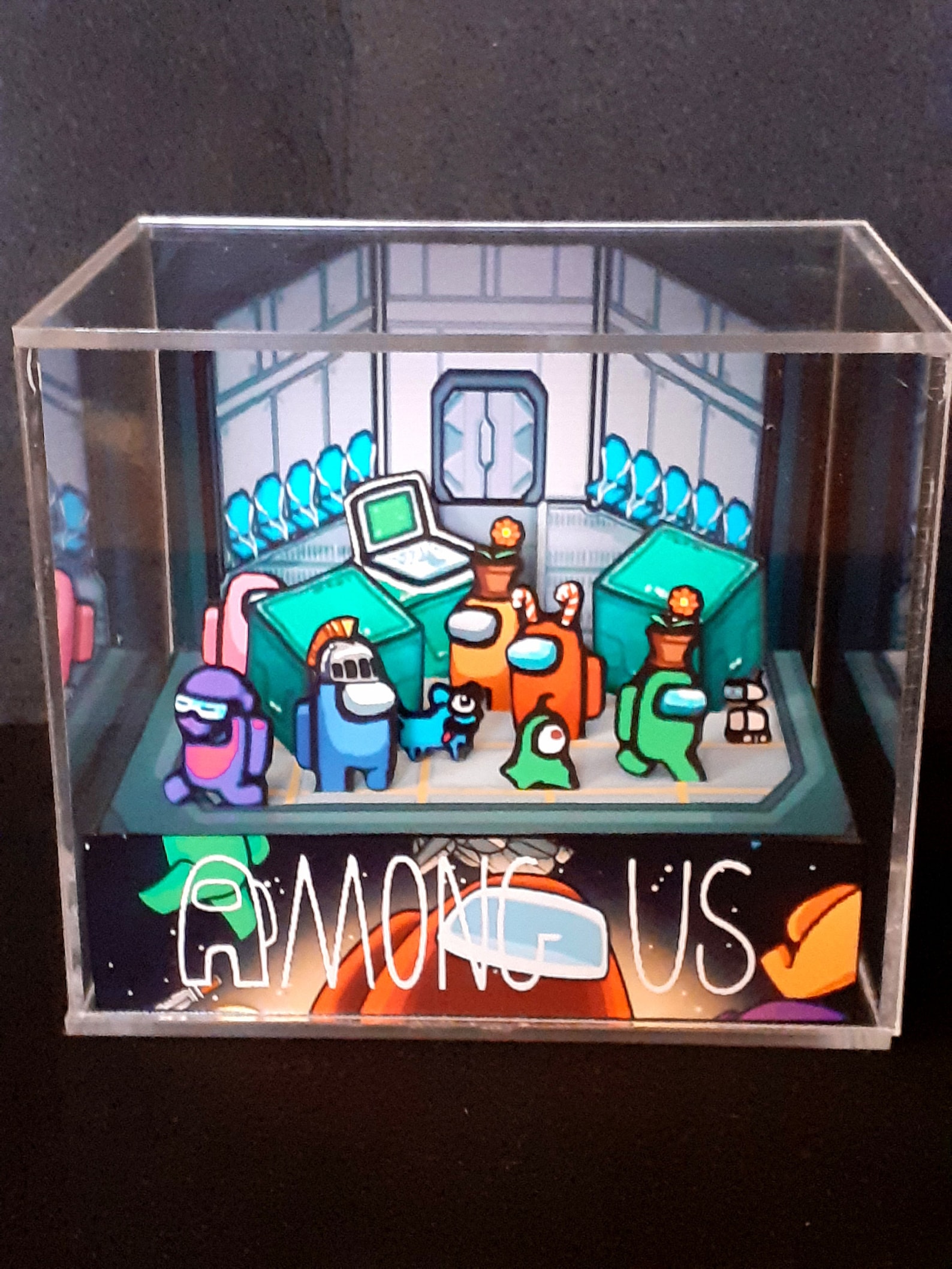 Among Us Cube Diorama - Etsy