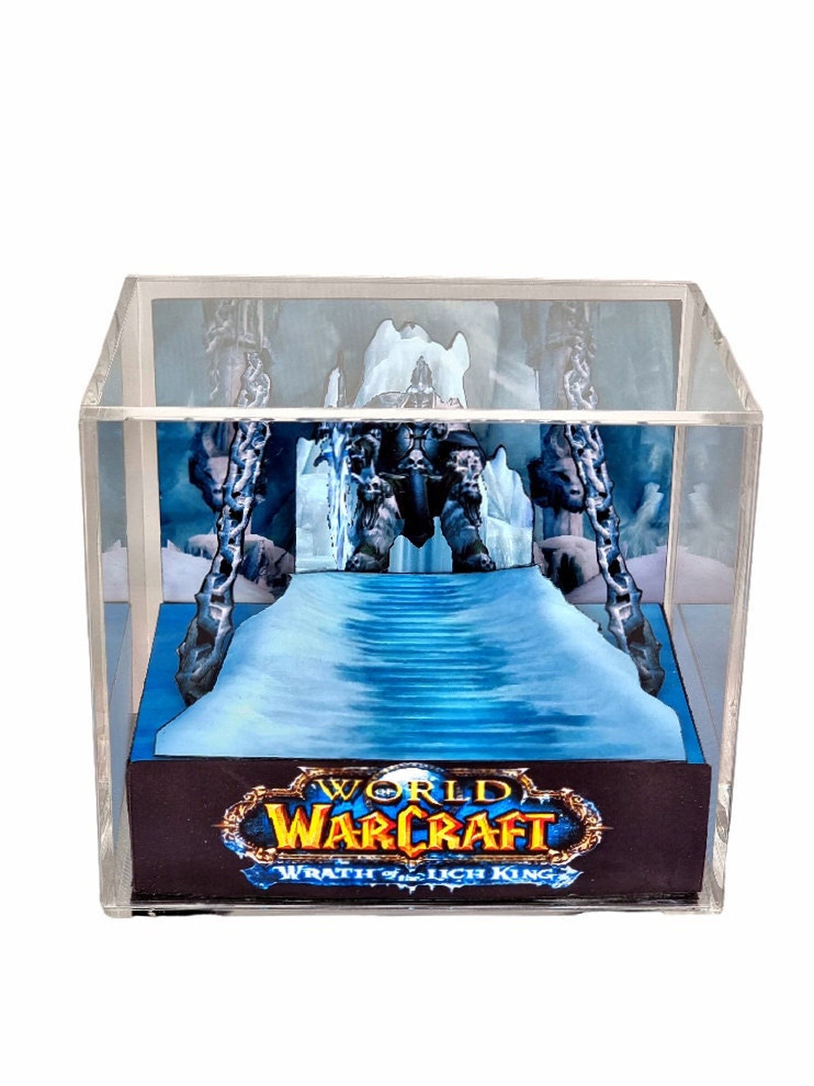 World of Warcraft Cube Diorama 3D Videogame Gift for Gamer - Etsy