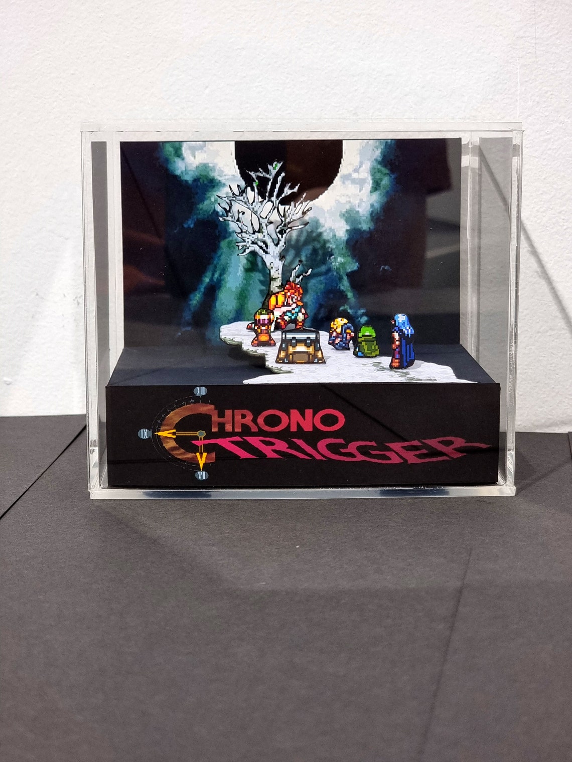 Chrono Trigger Cube Diorama - 3D Videogame - Gift for Gamer - Shadow ...
