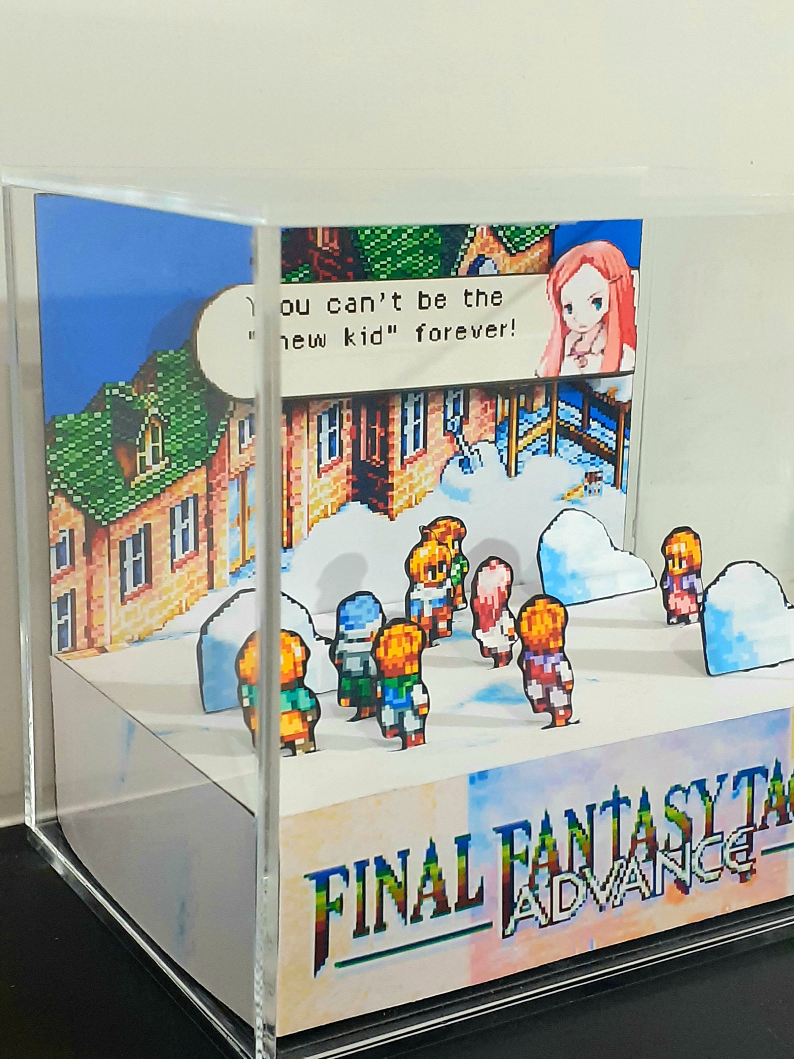Final Fantasy Tactics Cube Diorama 3D Videogame Gift for | Etsy