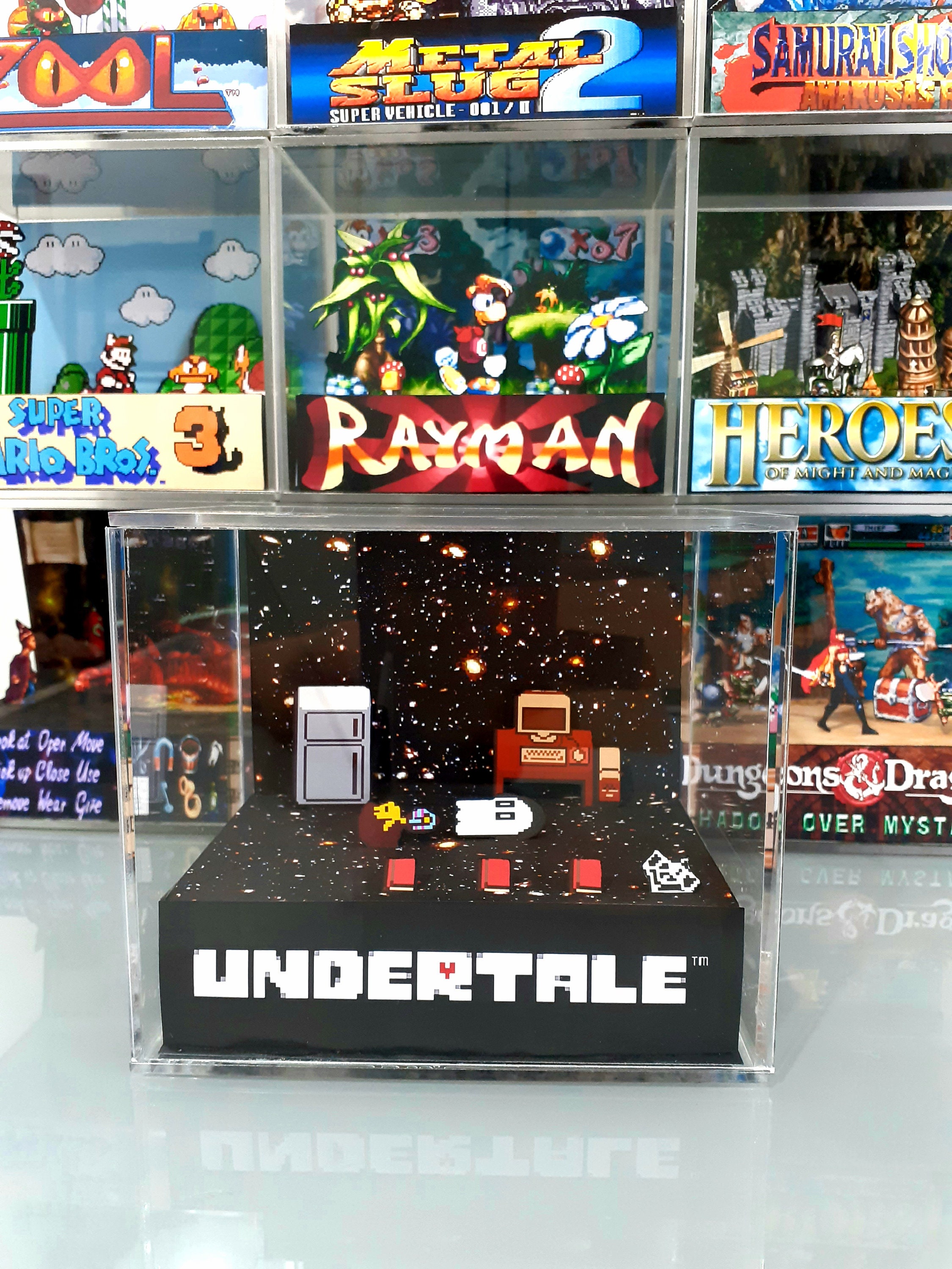 Undertale Napstablook Cube Diorama - 3D Videogame - Gift for Gamer ...