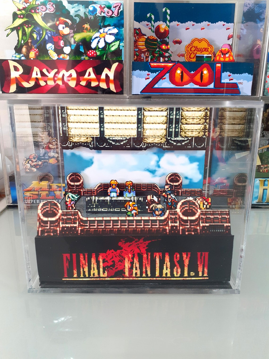 Final Fantasy VI Cube Diorama 3D Videogame Gift for Gamer | Etsy