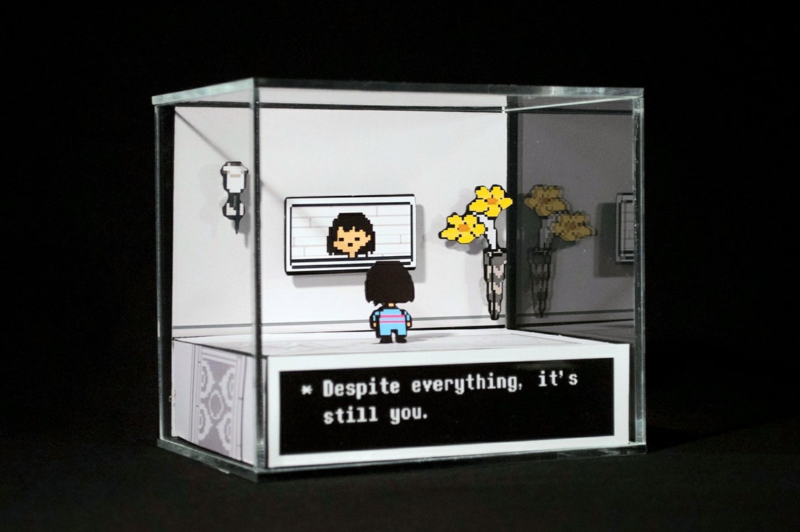 Undertale Despite Everything Cube Diorama 3D Videogame - Etsy