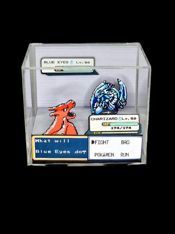 Pokemon Vs. Yugioh Cube Diorama 3D Videogame Gift for | Etsy