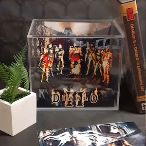 Diablo 2 Cube Diorama - 3D Videogame -- Resurrected - Gift for Gamer ...