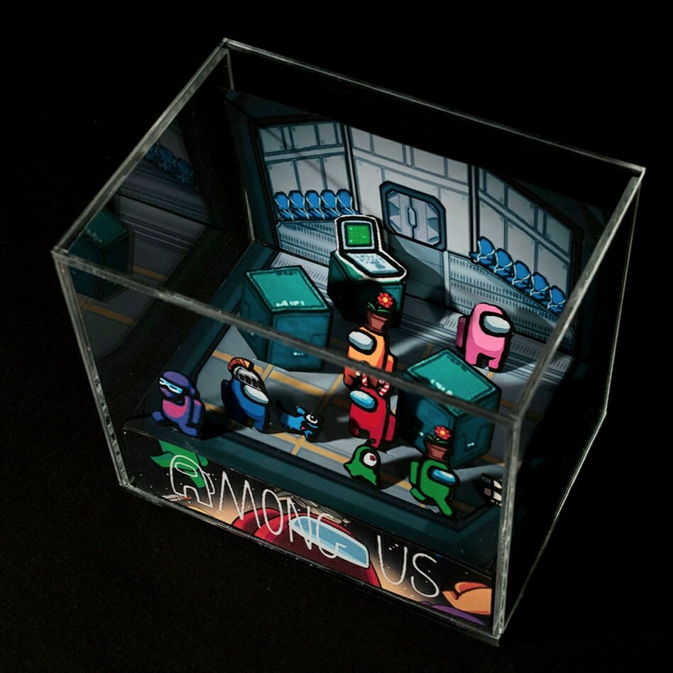 Among Us Cube Diorama - Etsy