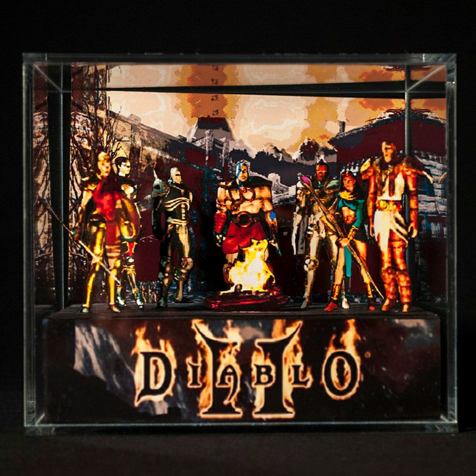 Diablo 2 Cube Diorama 3D Videogame Resurrected Gift for - Etsy