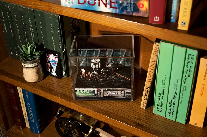 Fallout 2 Cube Diorama 3D Videogame Gift for Gamer - Etsy