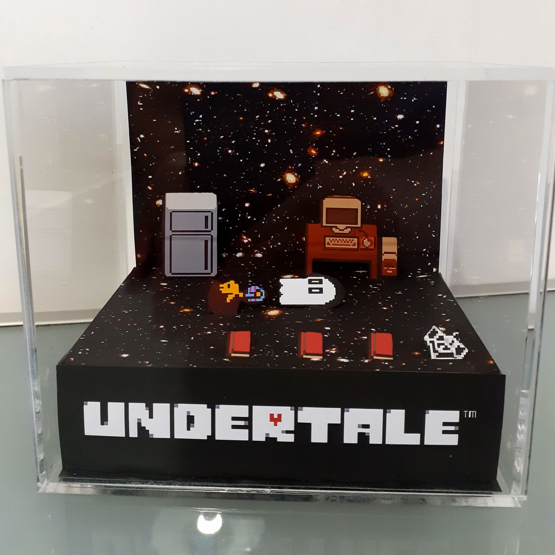 Undertale Napstablook Cube Diorama 3D Videogame Gift for | Etsy