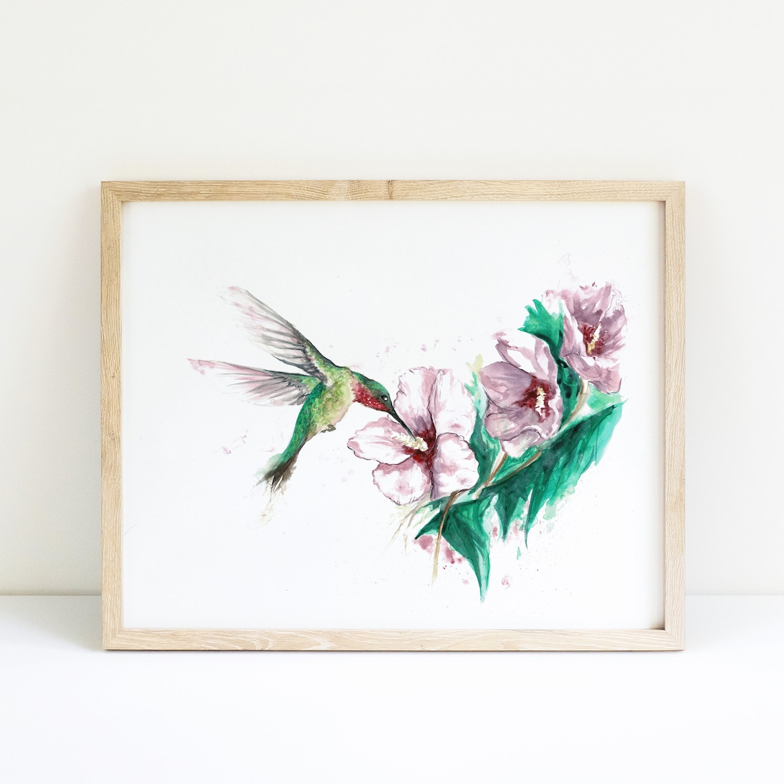 Hummingbird Art Print Abstract Animal Art Hummingbird | Etsy