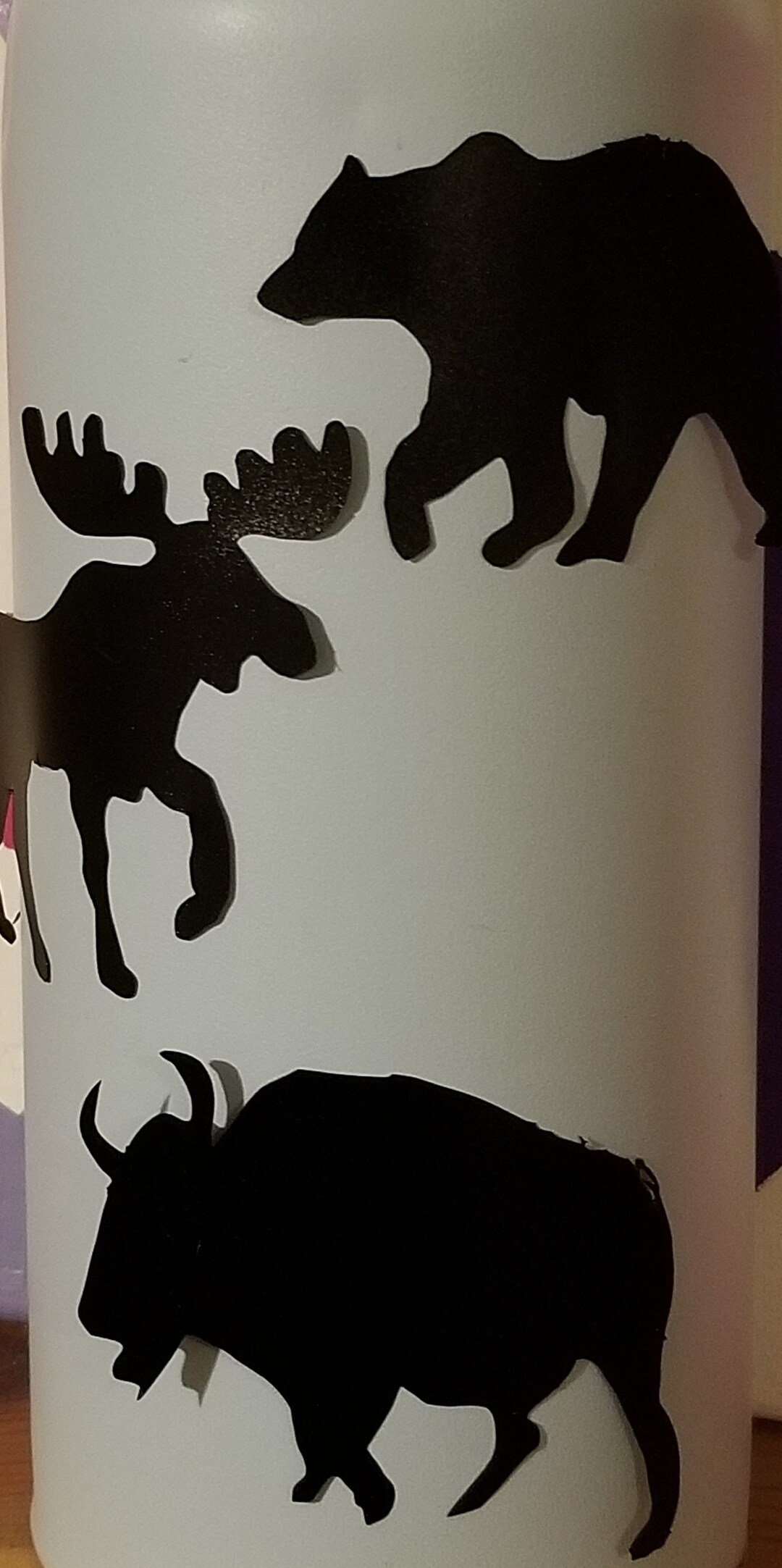 Wild Animal Vinyl Sticker Set - Etsy