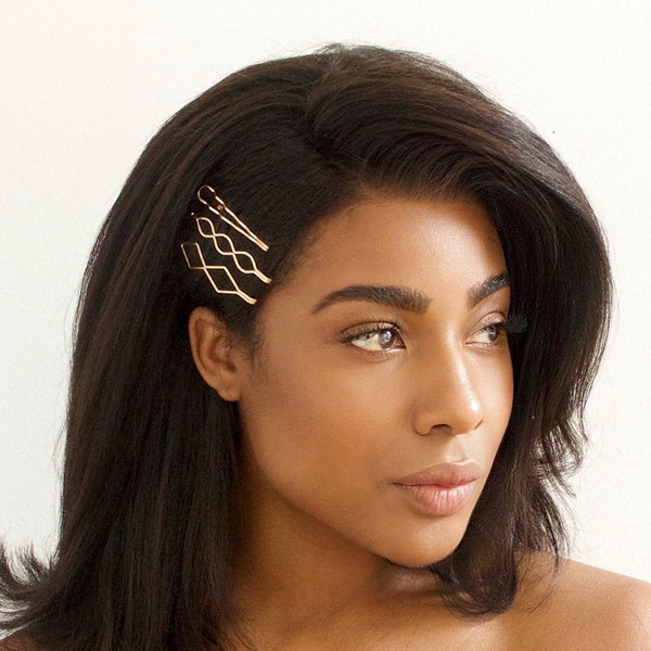 Diamond Hair Clip - Etsy