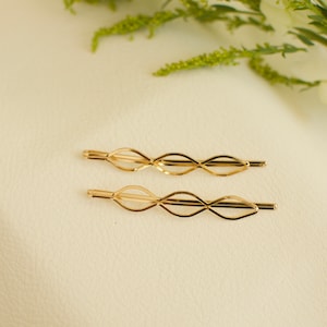 Infinity Bobby Pin, Infinity Hair Clip, Minimalist Bobby Pin, Geometric ...