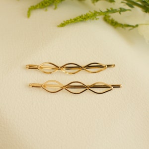 Infinity Bobby Pin, Infinity Hair Clip, Minimalist Bobby Pin, Geometric ...