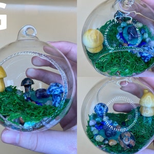 Crystal Cottage Fairy Terrariums Cottage Core Crystals Mushroom ...