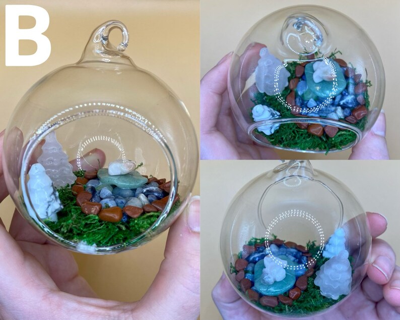 Crystal Cottage Fairy Terrariums Cottage Core Crystals - Etsy