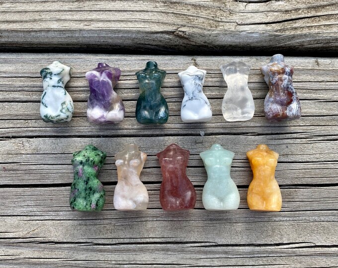 Mini Goddess Bodies-choose Your Gem Type! - Etsy