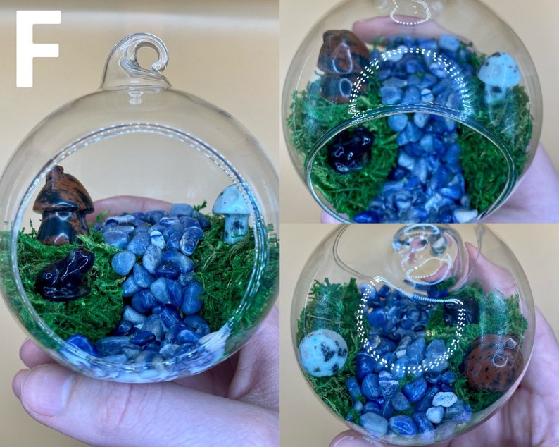 Crystal Cottage Fairy Terrariums Cottage Core Crystals - Etsy