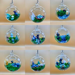 Crystal Cottage Fairy Terrariums Cottage Core Crystals Mushroom ...