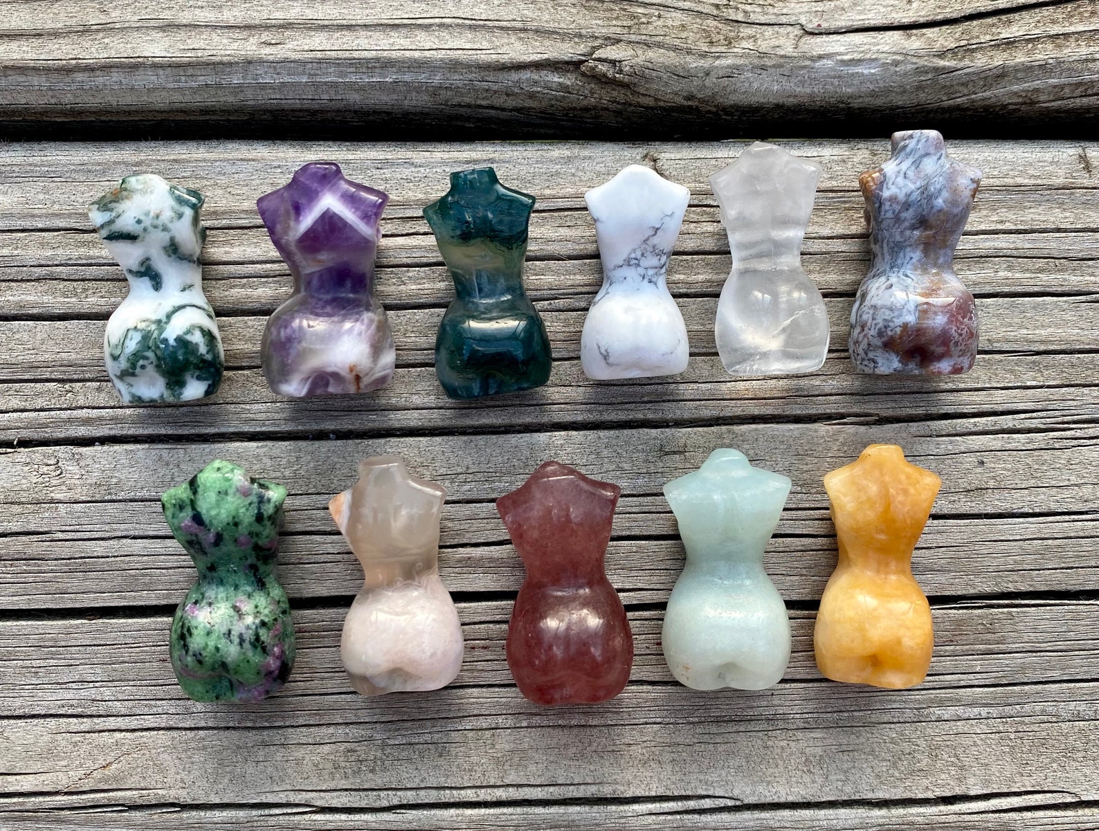 Mini Goddess Bodies-choose Your Gem Type - Etsy