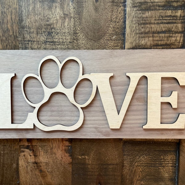 Paw Print Sign - Etsy