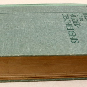 Antique Music Book introduction to Music History Casper Howeler. - Etsy