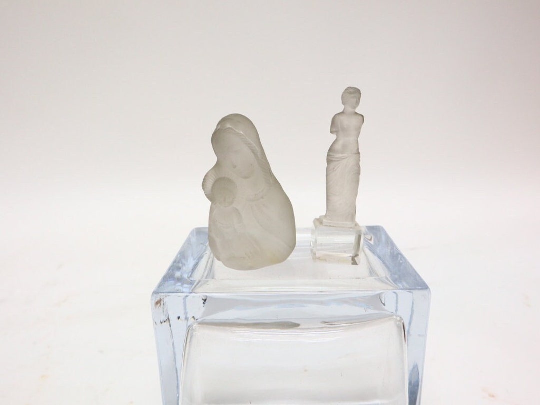 Two Antique Glass Miniatures - Etsy