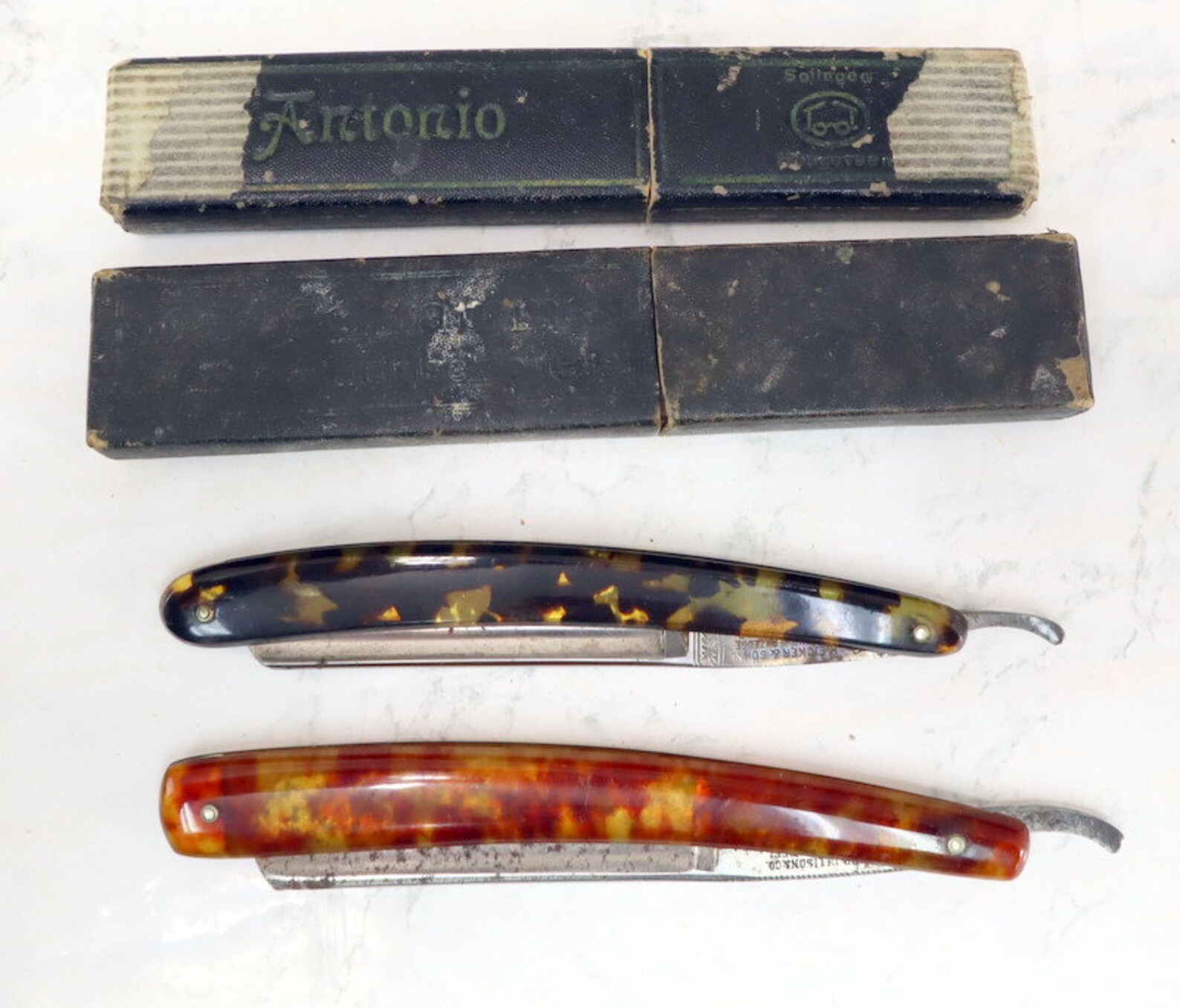 Two antique razors in original packaging | Etsy