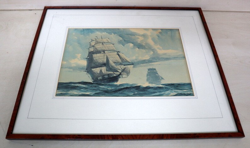 Antique Etching Print Signed by Artist | Etsy