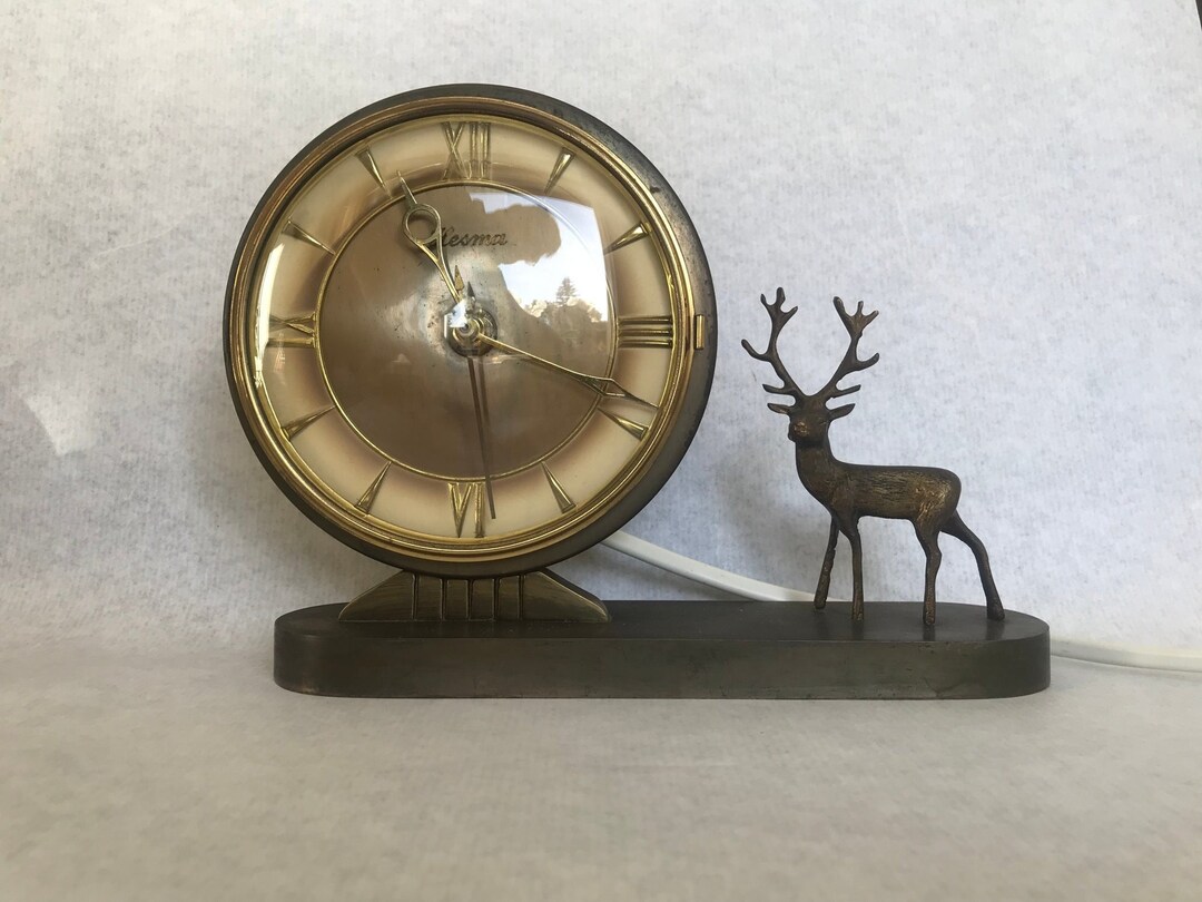 Beautiful Electric HESMA Clock From the 1950s With a Beautiful - Etsy