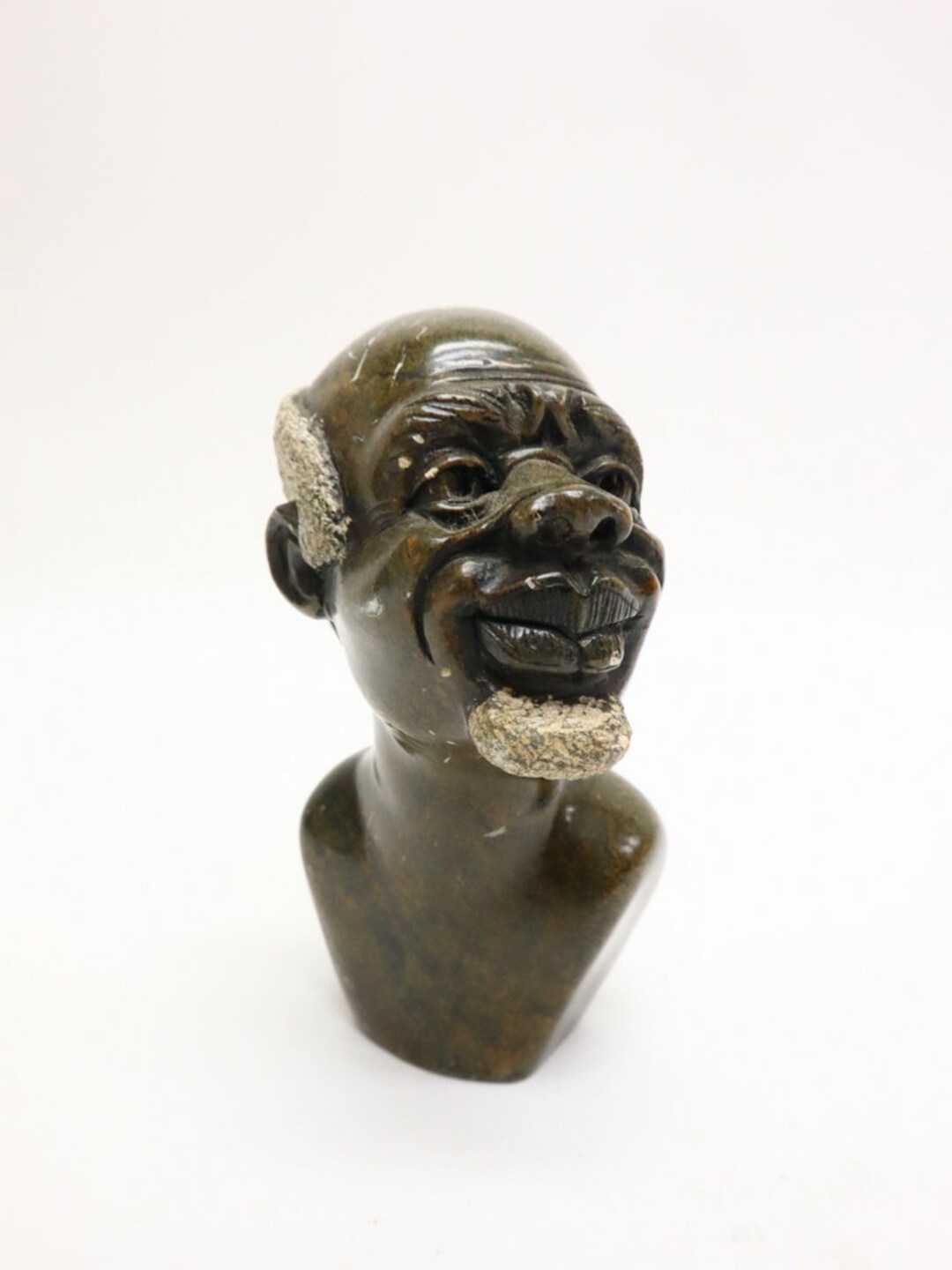 Hand-carved African Stone Statue of an Old Man. - Etsy