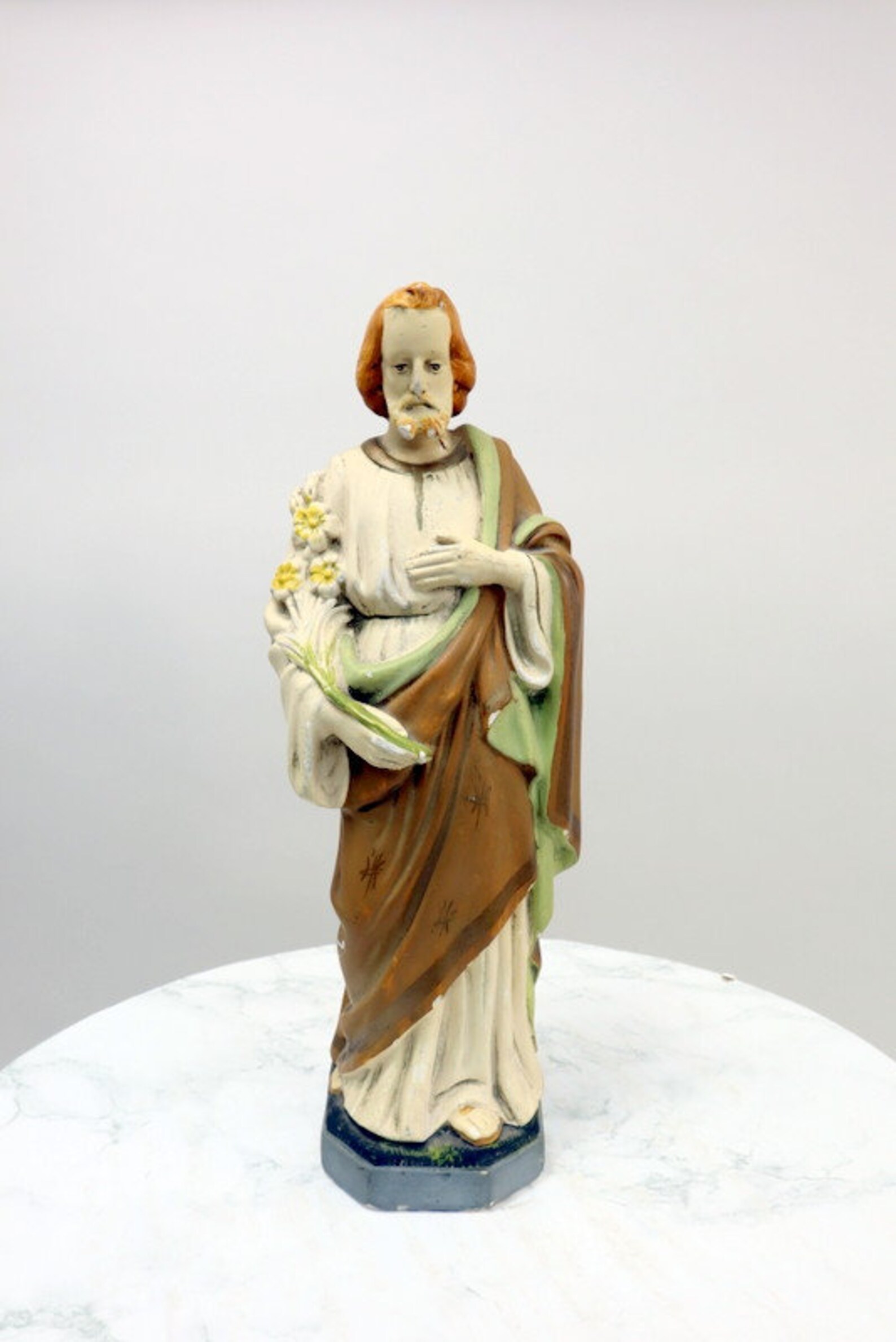 Antique Plaster Statue of Saints. - Etsy