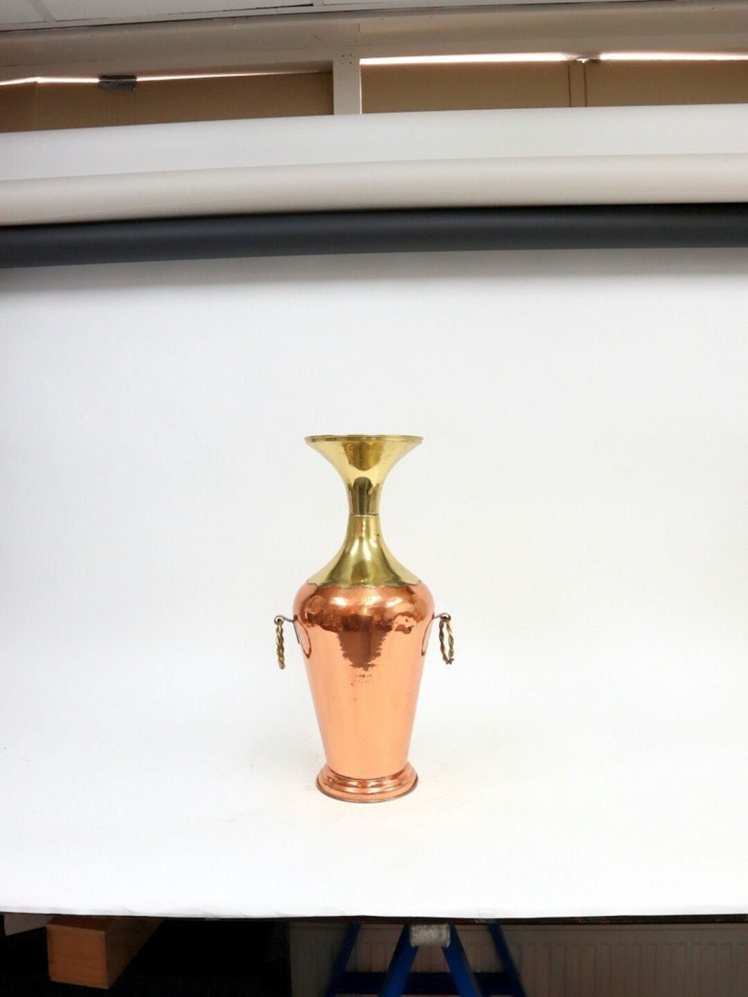 Antique Copper Vase With Handles - Etsy