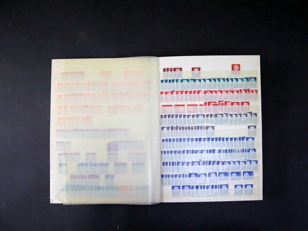 Double Safe Stamp Album With a Large Stock of Dutch Stamps. - Etsy