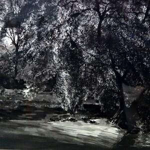 Antique Etching, Forest - Etsy