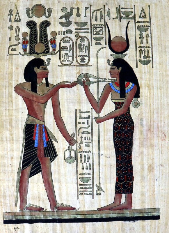 Original Papyrus Painting Signed by Artist - Etsy UK