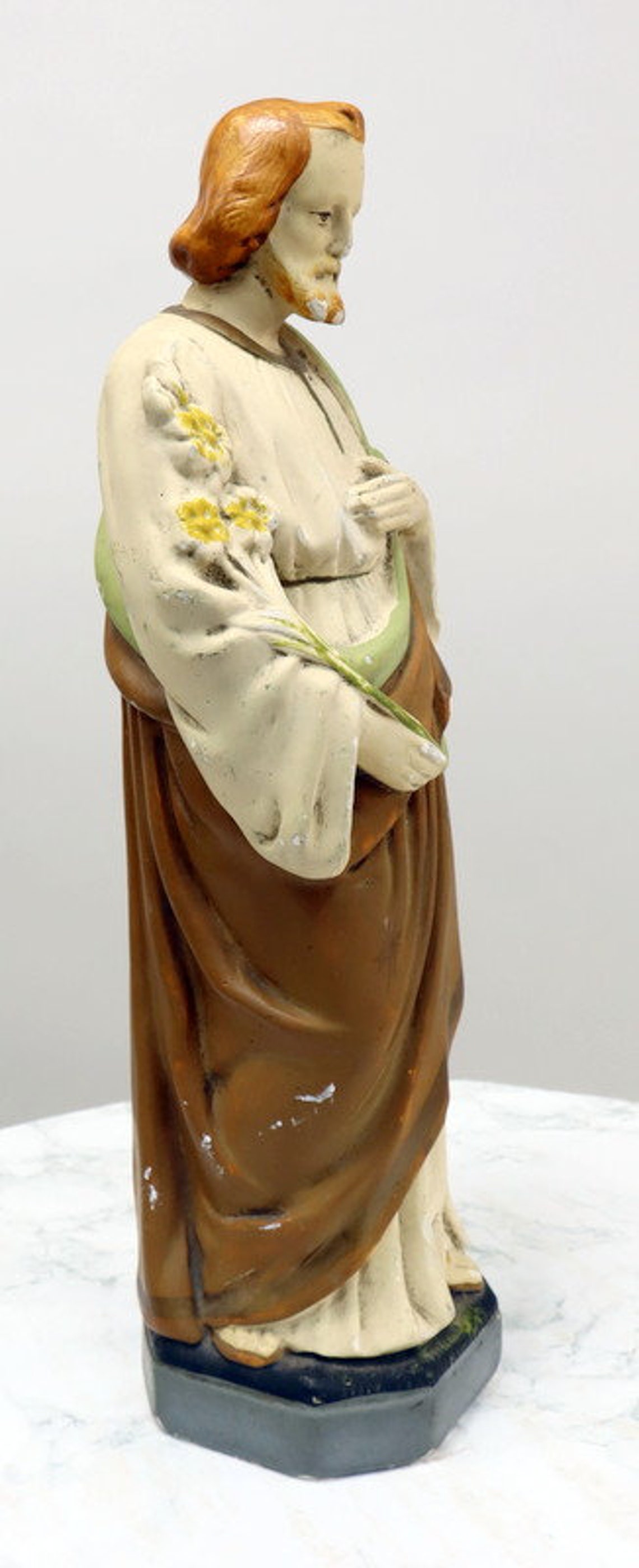 Antique Plaster Statue of Saints. - Etsy
