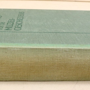 Antique Music Book introduction to Music History Casper Howeler. - Etsy
