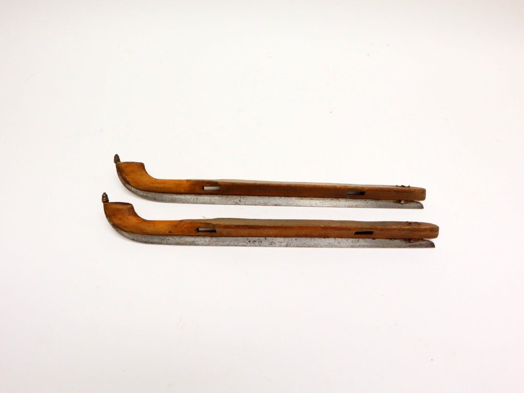 Pair of Antique Dutch Ice Skates (boats) - Etsy