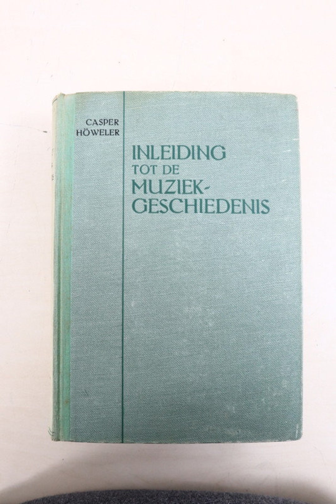 Antique Music Book introduction to Music History Casper Howeler. - Etsy