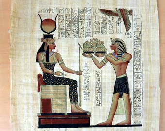 Original Papyrus Painting Signed by Artist | Etsy