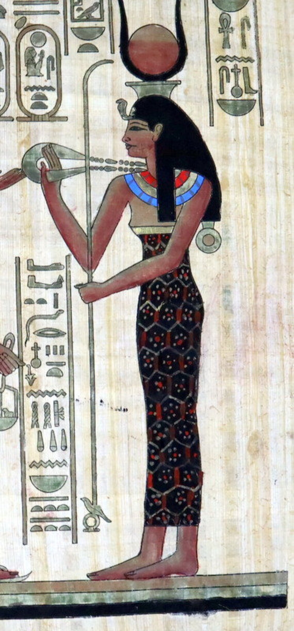 Original Papyrus Painting Signed by Artist - Etsy UK