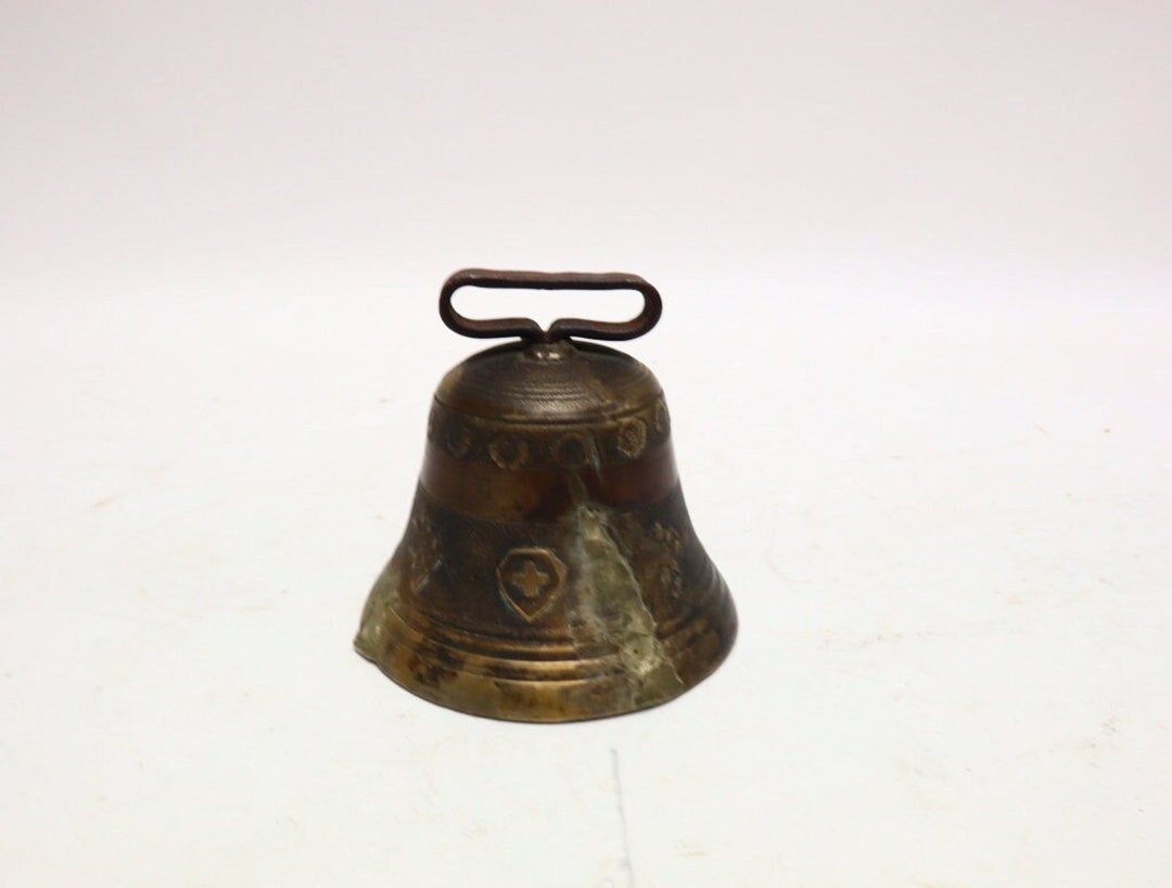 Antique Bronze Swiss Cow Bell, Handmade - Etsy