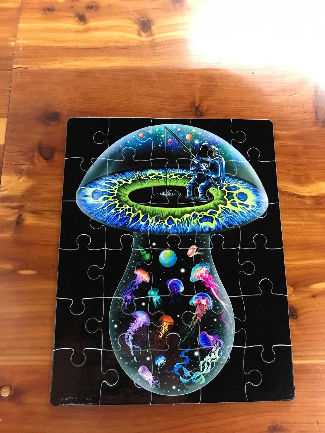Trippy Puzzle Tripping on Space Mushrooms Gift for All Ages (various ...