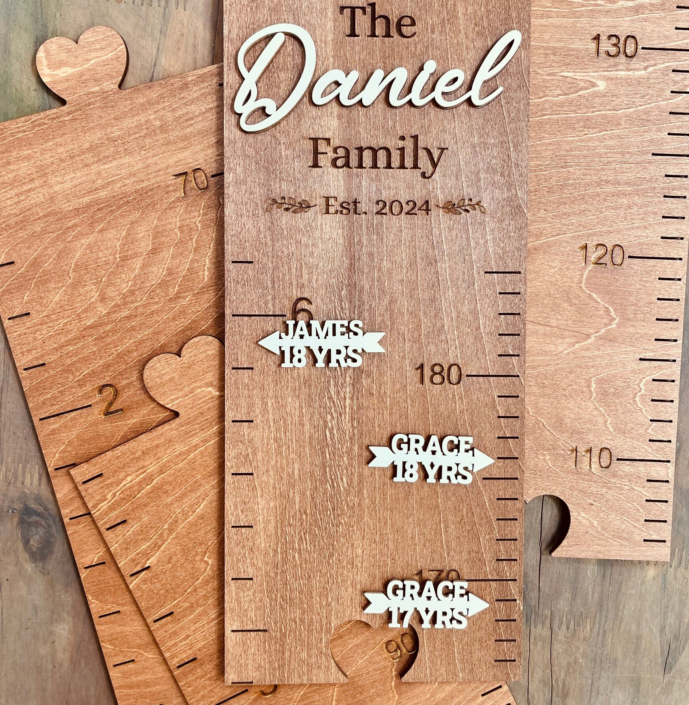 Personalized Growth Chart Markers: Wooden Height Marker Arrows - Etsy