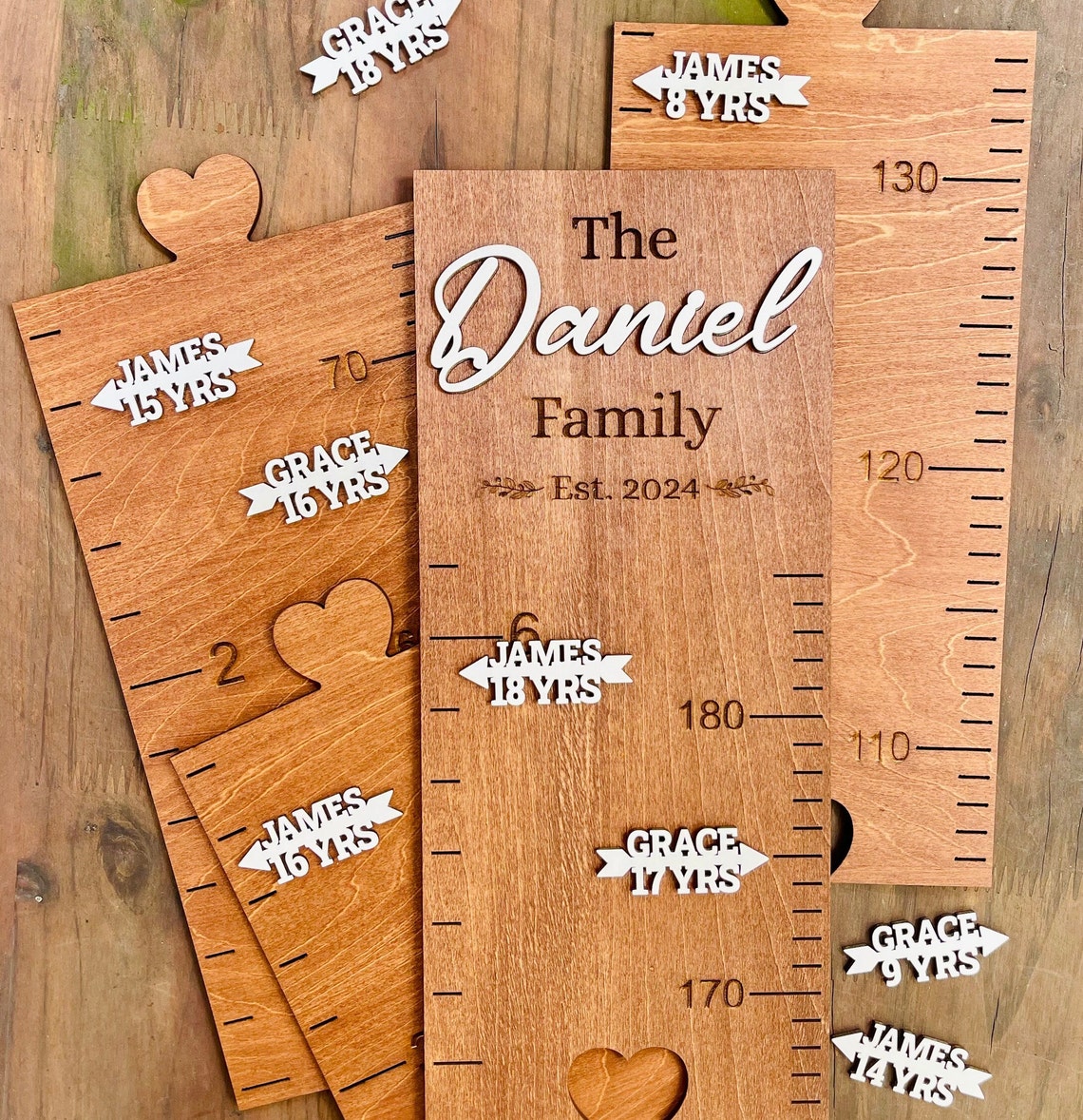 Personalized Growth Chart Markers: Wooden Height Marker Arrows - Etsy